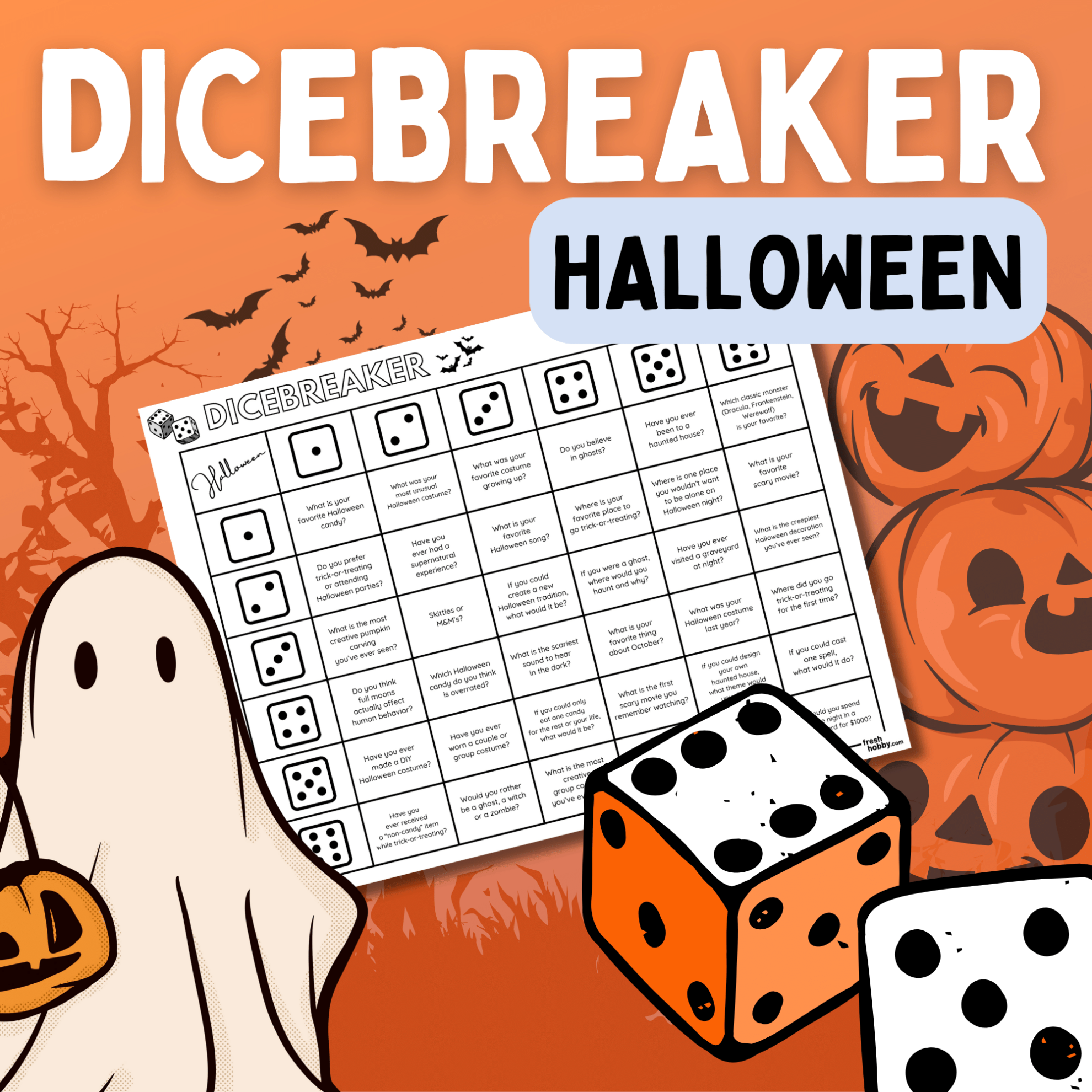 HALLOWEEN Icebreaker Questions | 50+ Spooky-Fun Conversation Starters ...